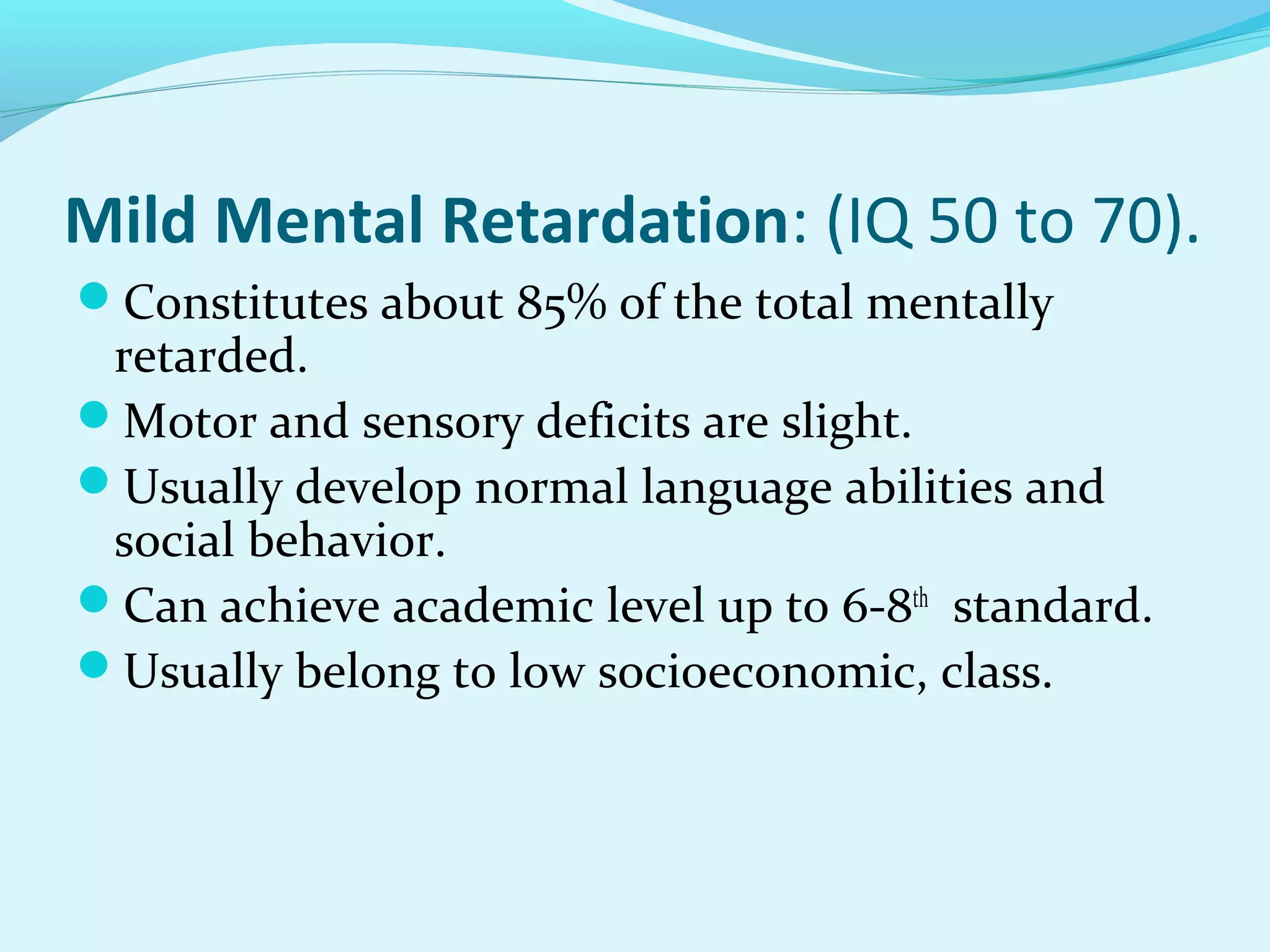 Mental Subnormality | PPT