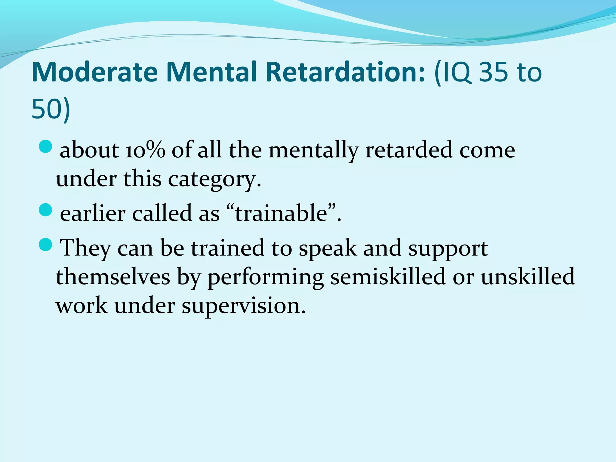 Mental Subnormality | PPT
