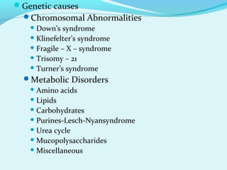 Mental Subnormality | PPT