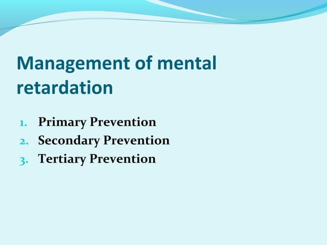 Mental Subnormality | PPT
