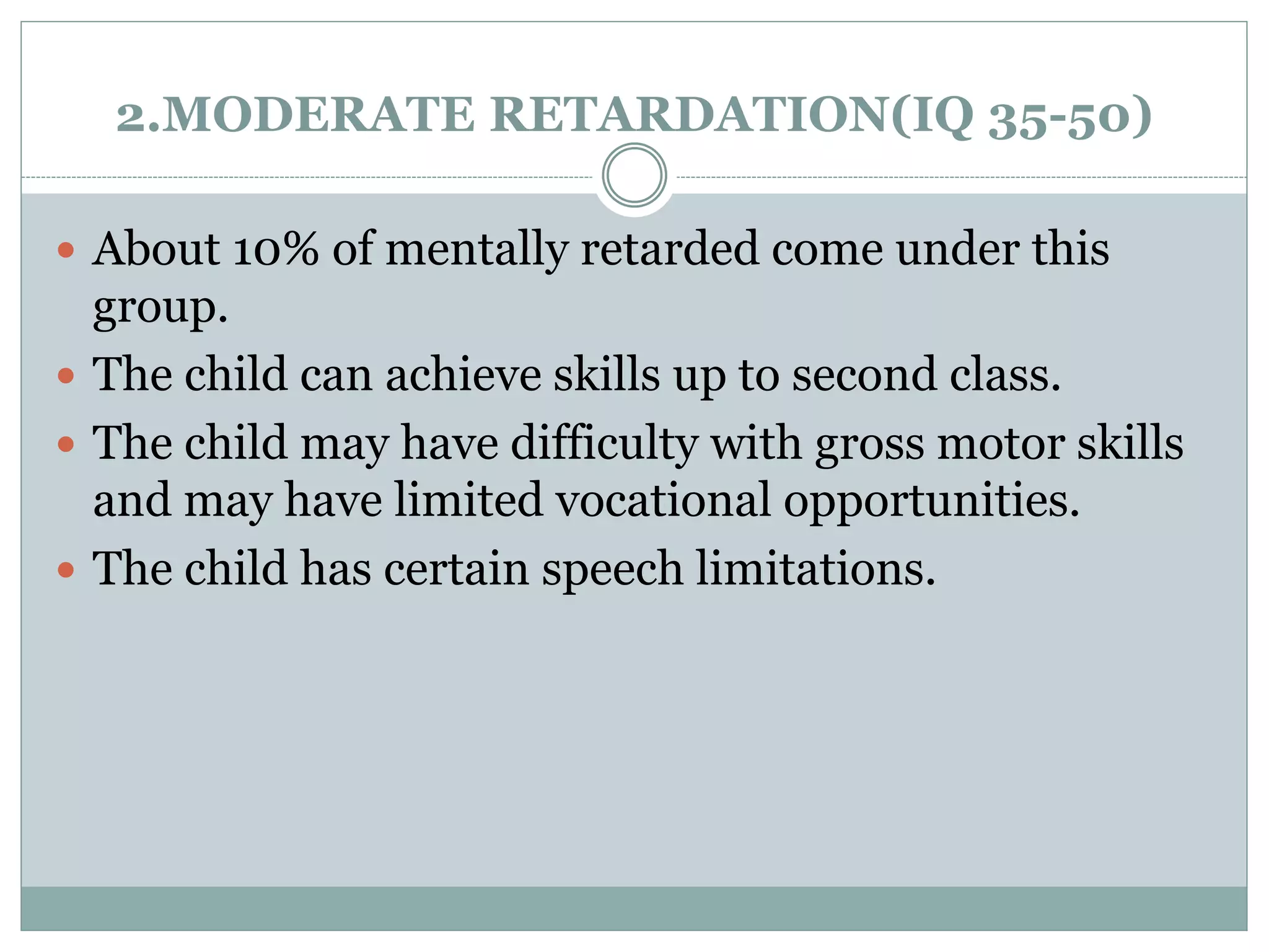 Mental retardation [recovered] | PPTX