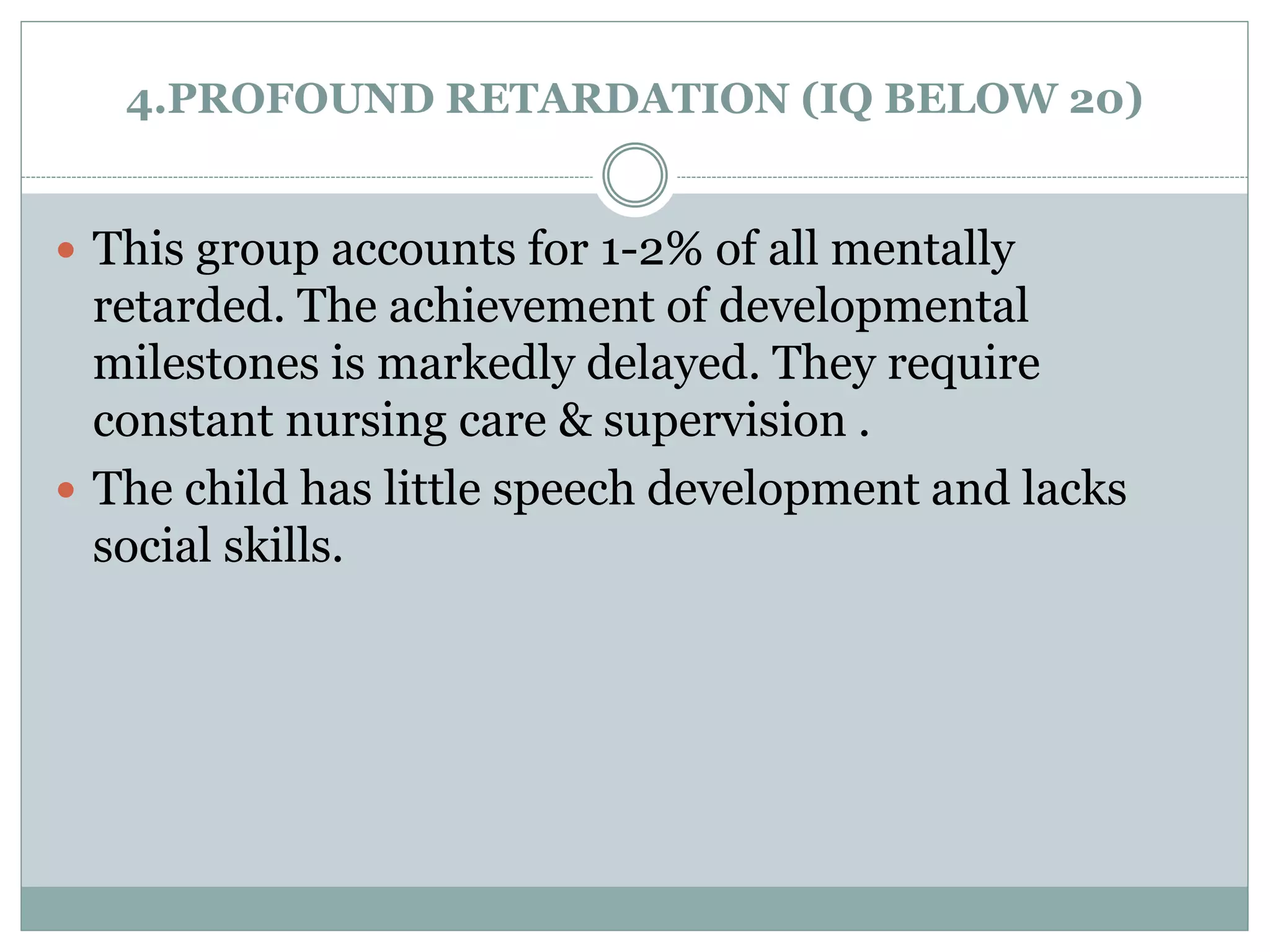 Mental retardation [recovered] | PPTX