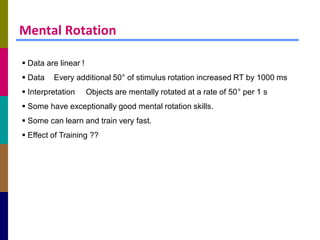 Mental rotation of 3D Objects | PDF