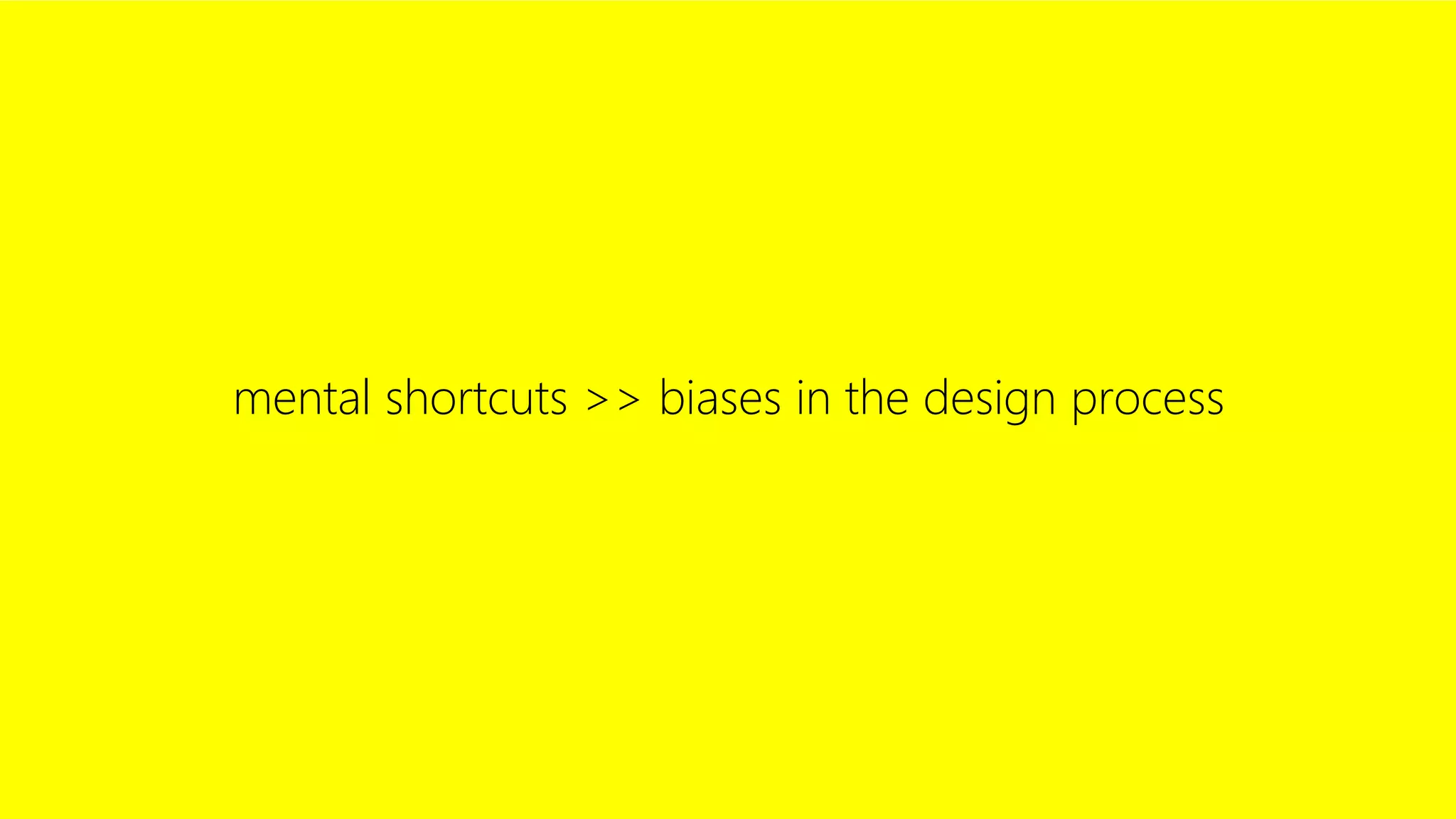 Fighting mental shortcuts by other mental shortcuts? / Marta W ...