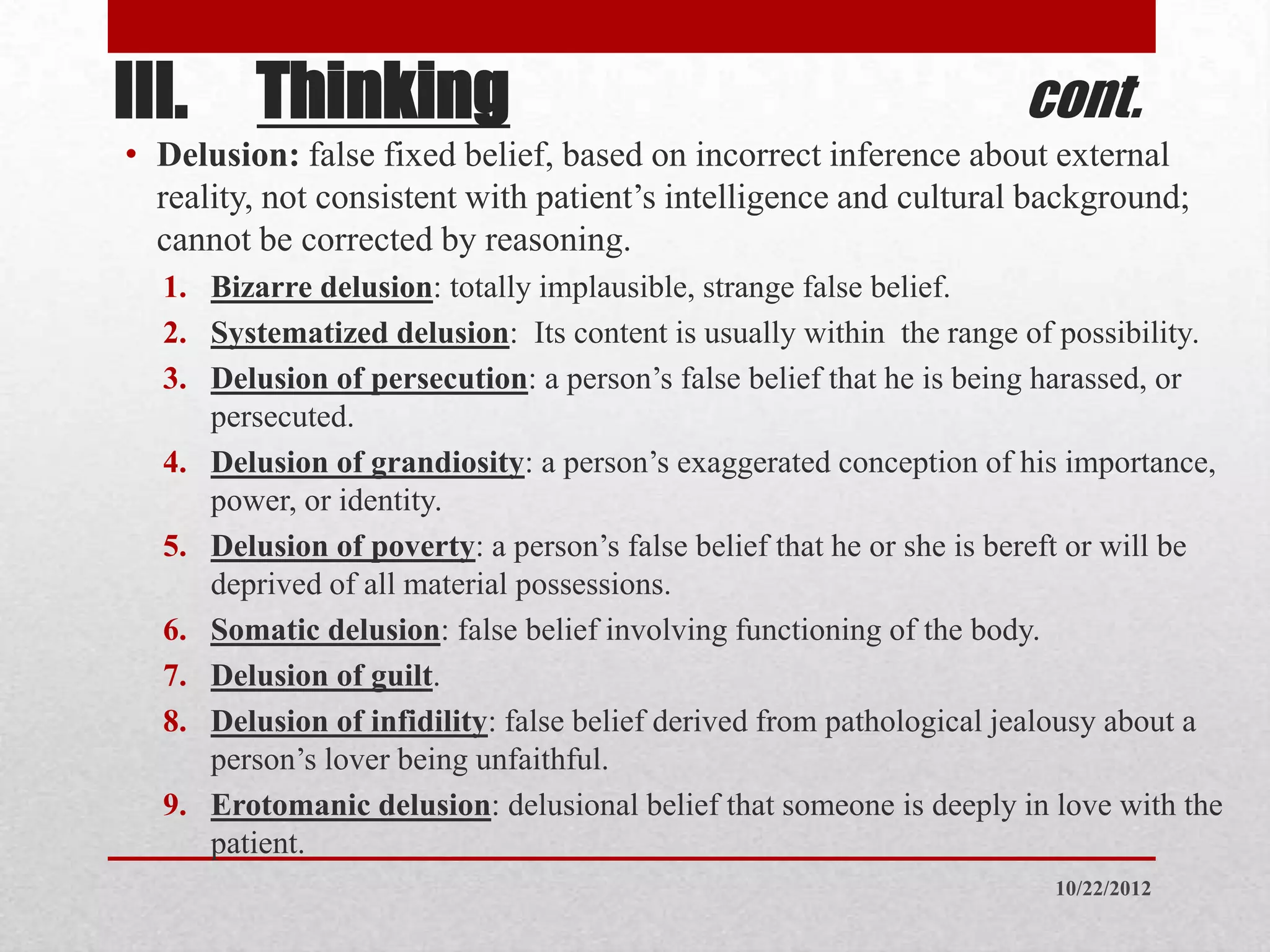 Mental state examination for undergraduates | PPTX