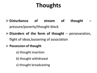 Mental state examination | PPTX