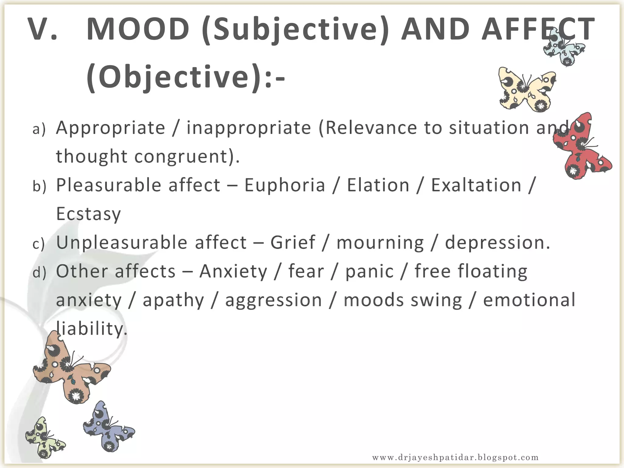 Mental status examination | PPSX