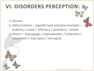 Mental status examination | PPSX