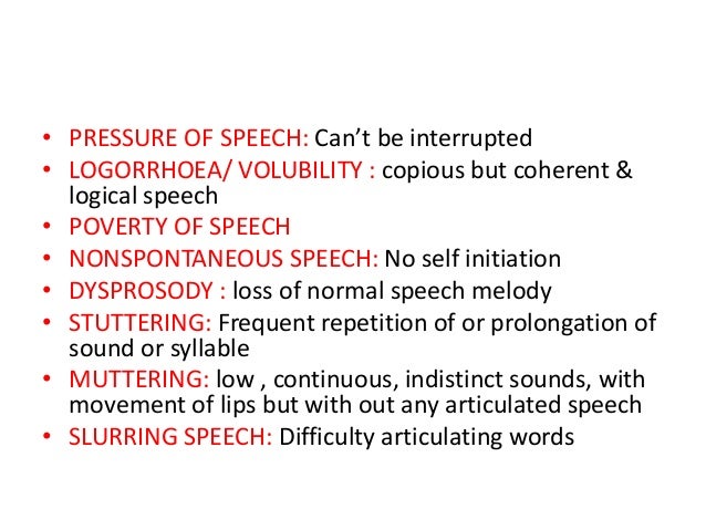 Mental status examination