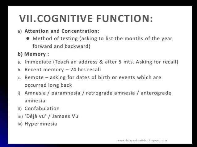 Mental status examination | PPT