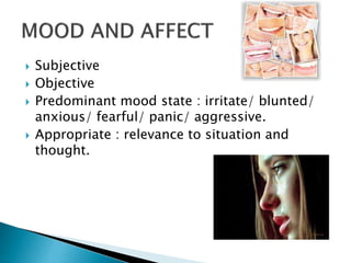 Mental status examination | PPTX