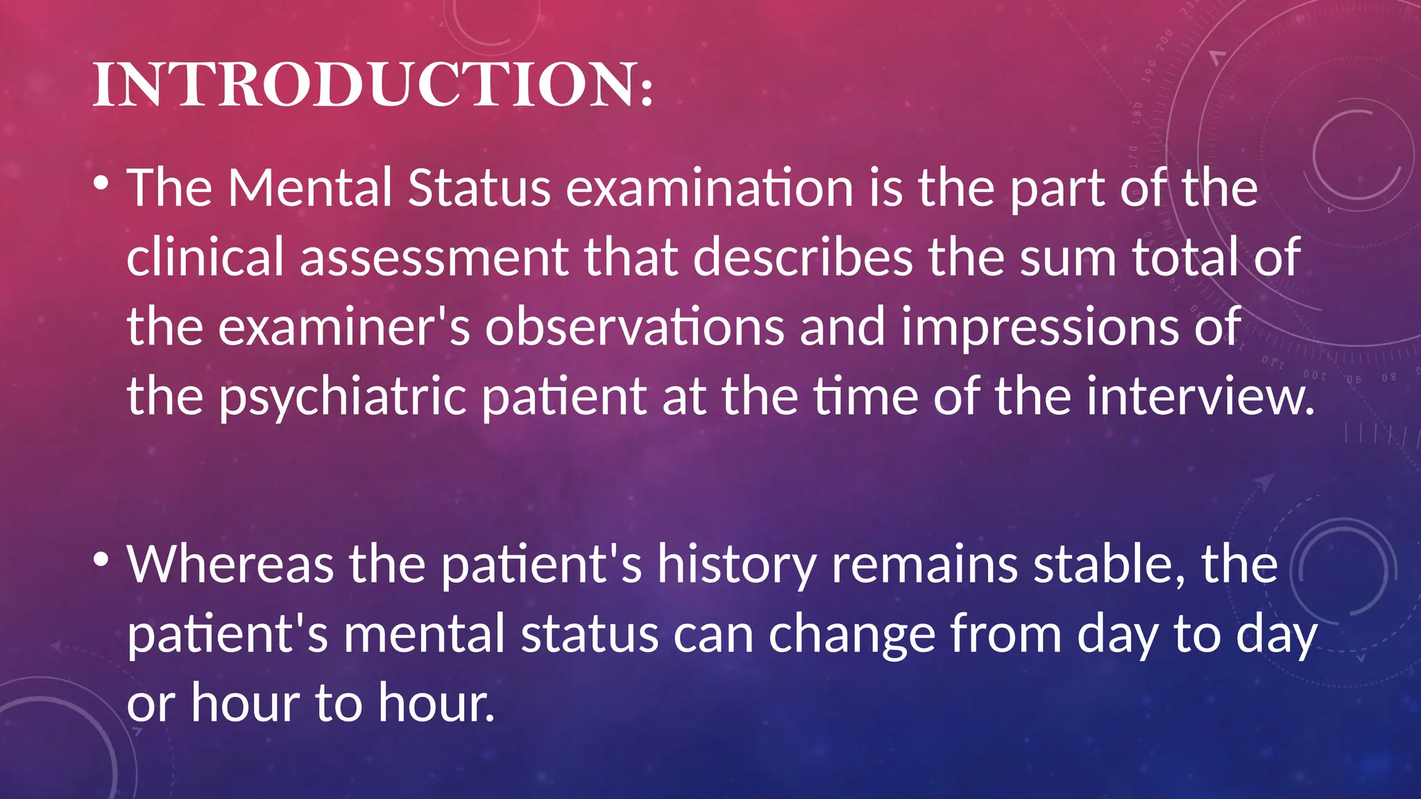 Mental Status Examination(APPERANCE,BEHAVIOR,MOOD,SPEECH&THOUGHT ...