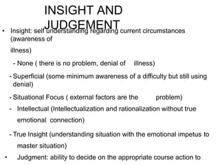 Mental status examination (1) converted | PPTX | Mental Health ...