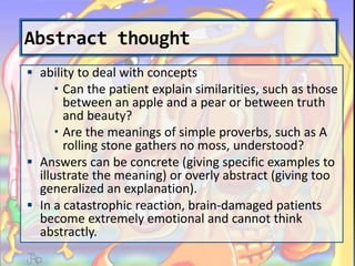Mental Status Examination.ppt | Free Download