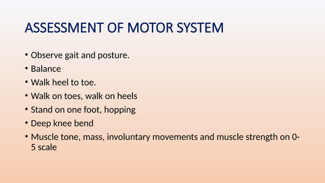 Mental Status & Sensory-Neuro System BSN Psychology | PPTX