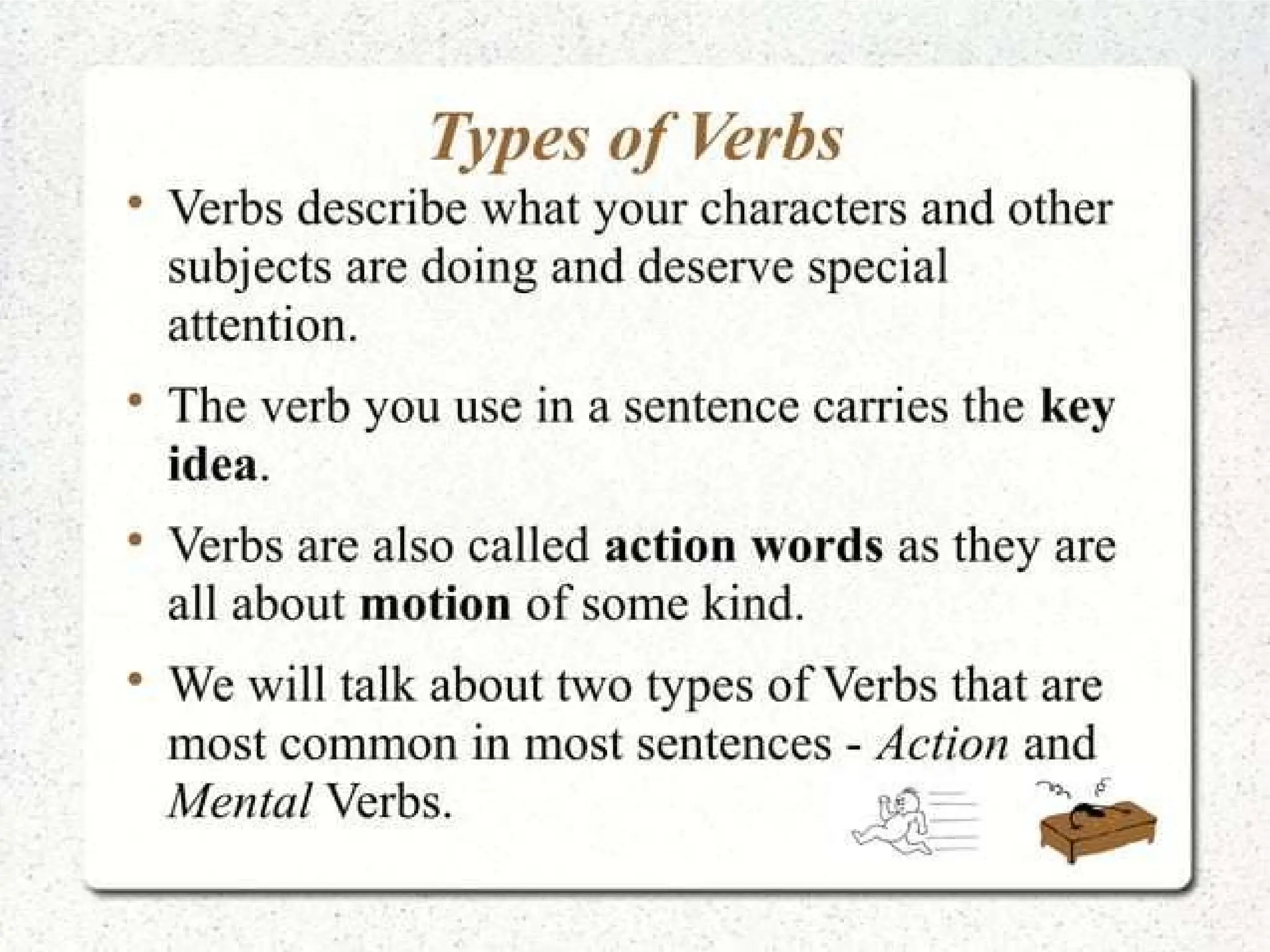 Mental Verb dan action verb Jaya untuk pembelajaran kelas | PPT