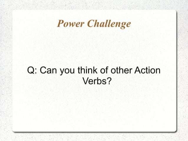 Mental Verb dan action verb Jaya untuk pembelajaran kelas | PPT