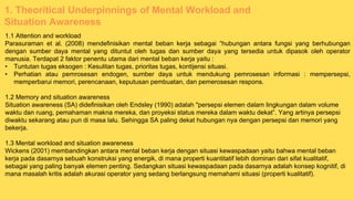 Mental workload & situation awareness pemil herdiana 6017210066 | PPT