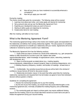 Mentee training guide | DOCX