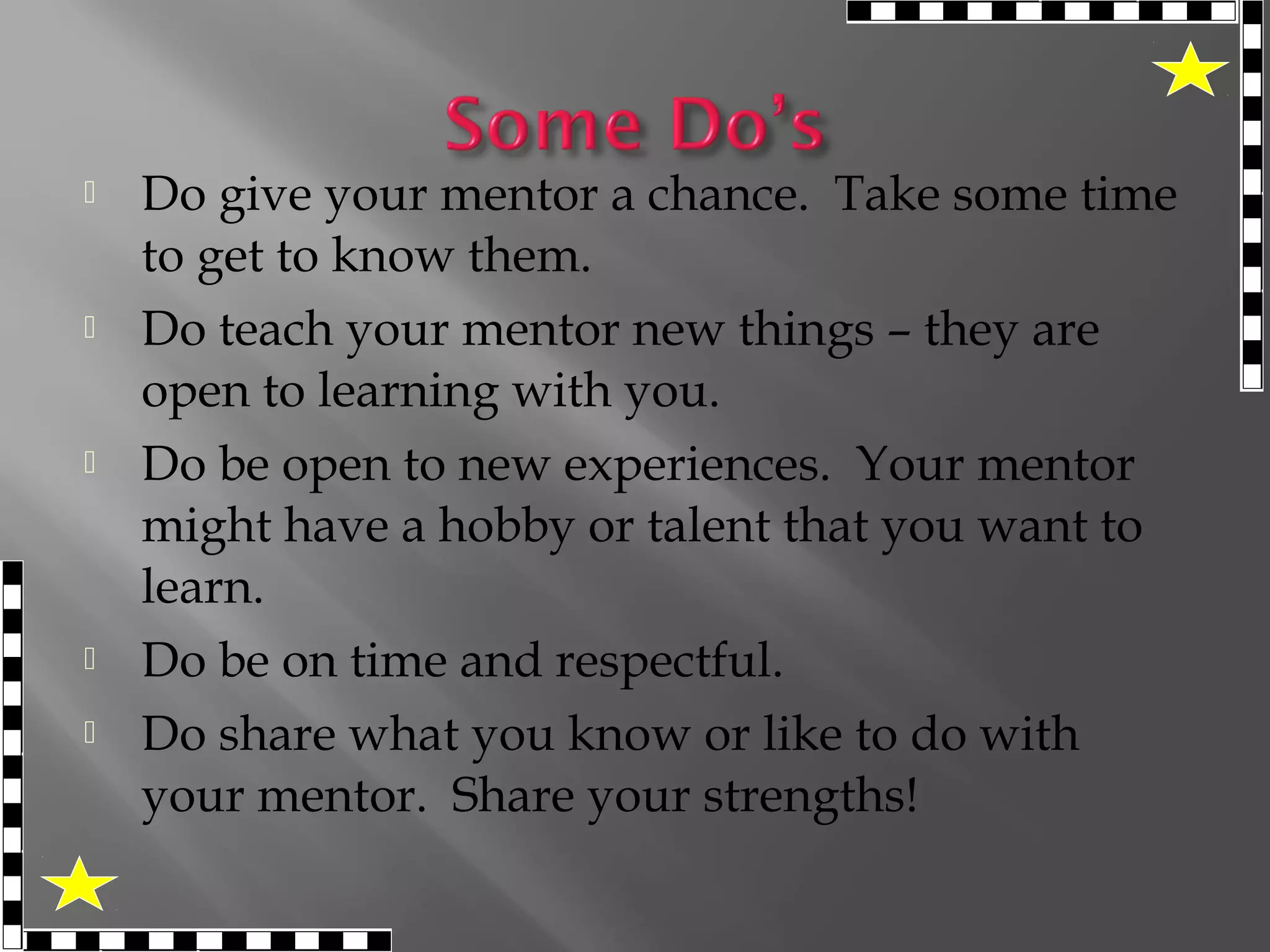 Mentee training powerpoint | PPT