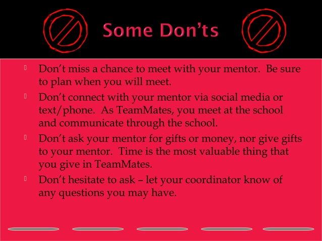 Mentee training powerpoint | PPT