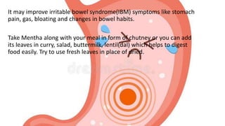 Mentha health benefits | PPT