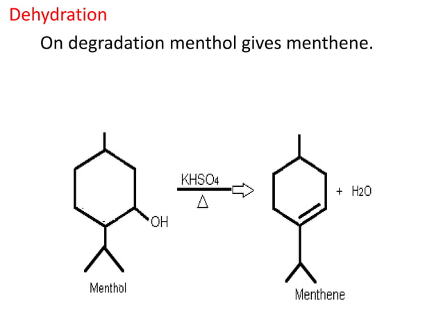 Menthol | PPTX | Chemistry | Science