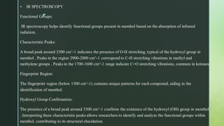 MENTHOL CRUDE DRUG ( pharmacognosy) .... | PDF