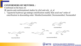 menthol chemistry of natural products cnp | PPTX