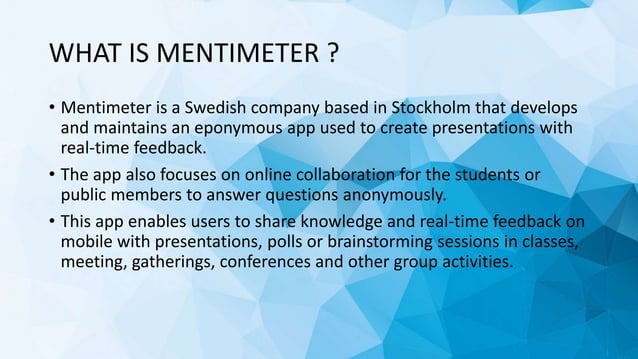 Mentimeter | PPTX