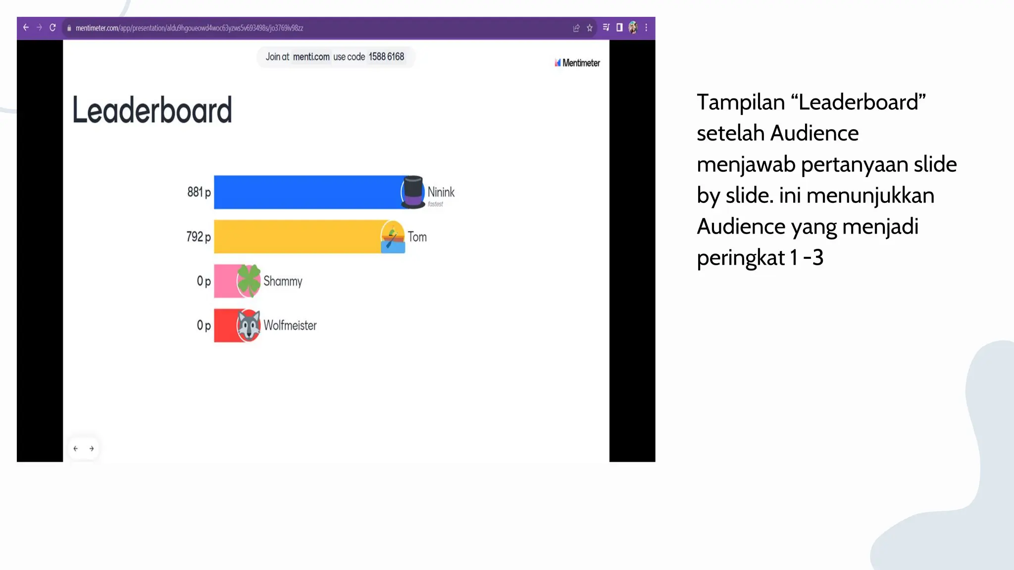Bagaimana menggunakan aplikasi mentimeter untuk pembelajaran | PDF