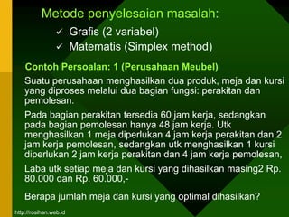 Mentkuan10linierprograming | PPTX