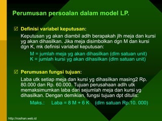 Mentkuan10linierprograming | PPTX