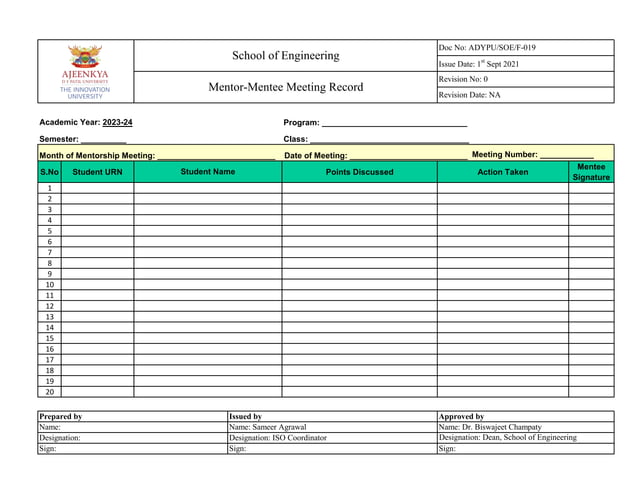 Mentor-Mentee_Meeting_Record(Form).pdf | Education