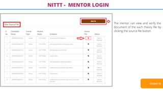 Mentor - Mentee Process flow for teachers | PPT