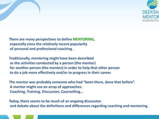 Mentor dmsc | PPT