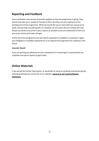 Mentor handbook | PDF