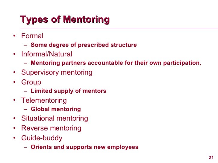 Launching an Effective Mentoring Program