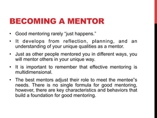 An Introduction to Mentoring | PDF