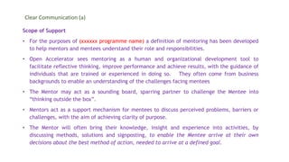 A Framework for Mentoring Entrepreneurs | PPTX