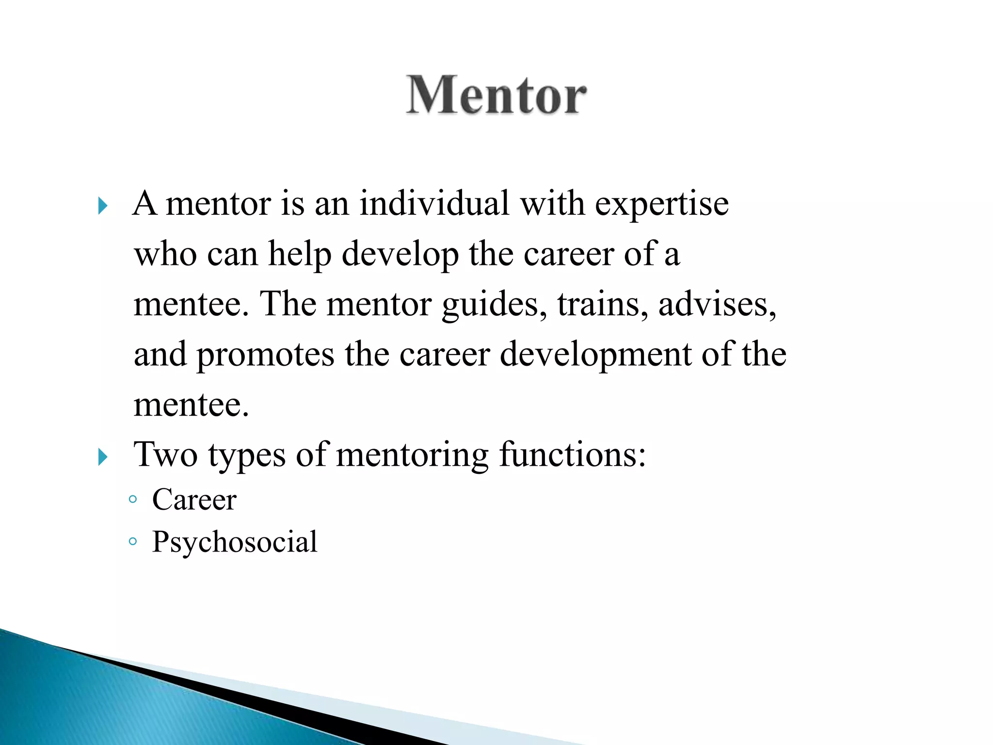 Mentoring & Performance Management | PPTX