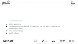 Me As A Mentor, Wingate 7-6 - How To Take Off As A Business Angel | PPT