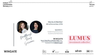 Me As A Mentor, Wingate 7-6 - How To Take Off As A Business Angel | PPT