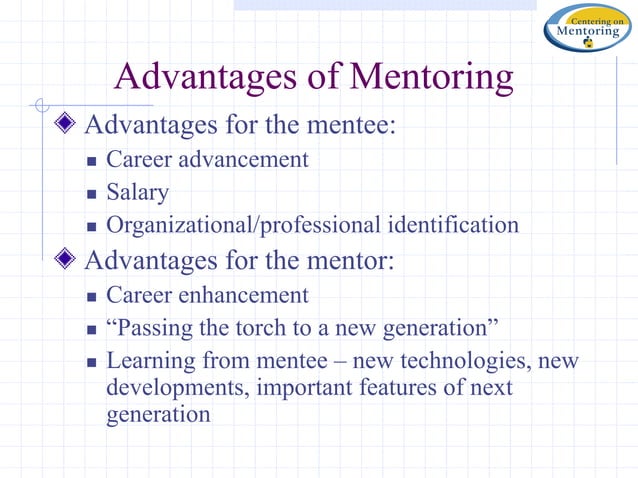mentoring programs and roles of mentors & mentee.ppt