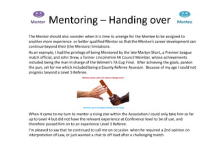 Mentoring | PDF
