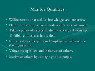 Mentoring In The Workplace | PPT