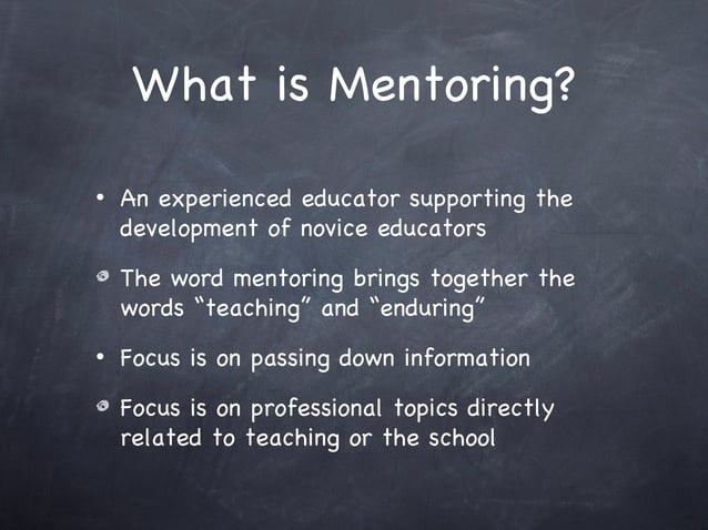 Mentoring & Induction | PPT