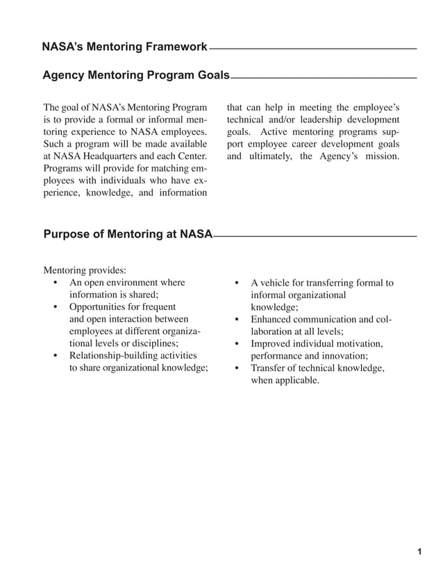 Mentoring Program Guide | PPT