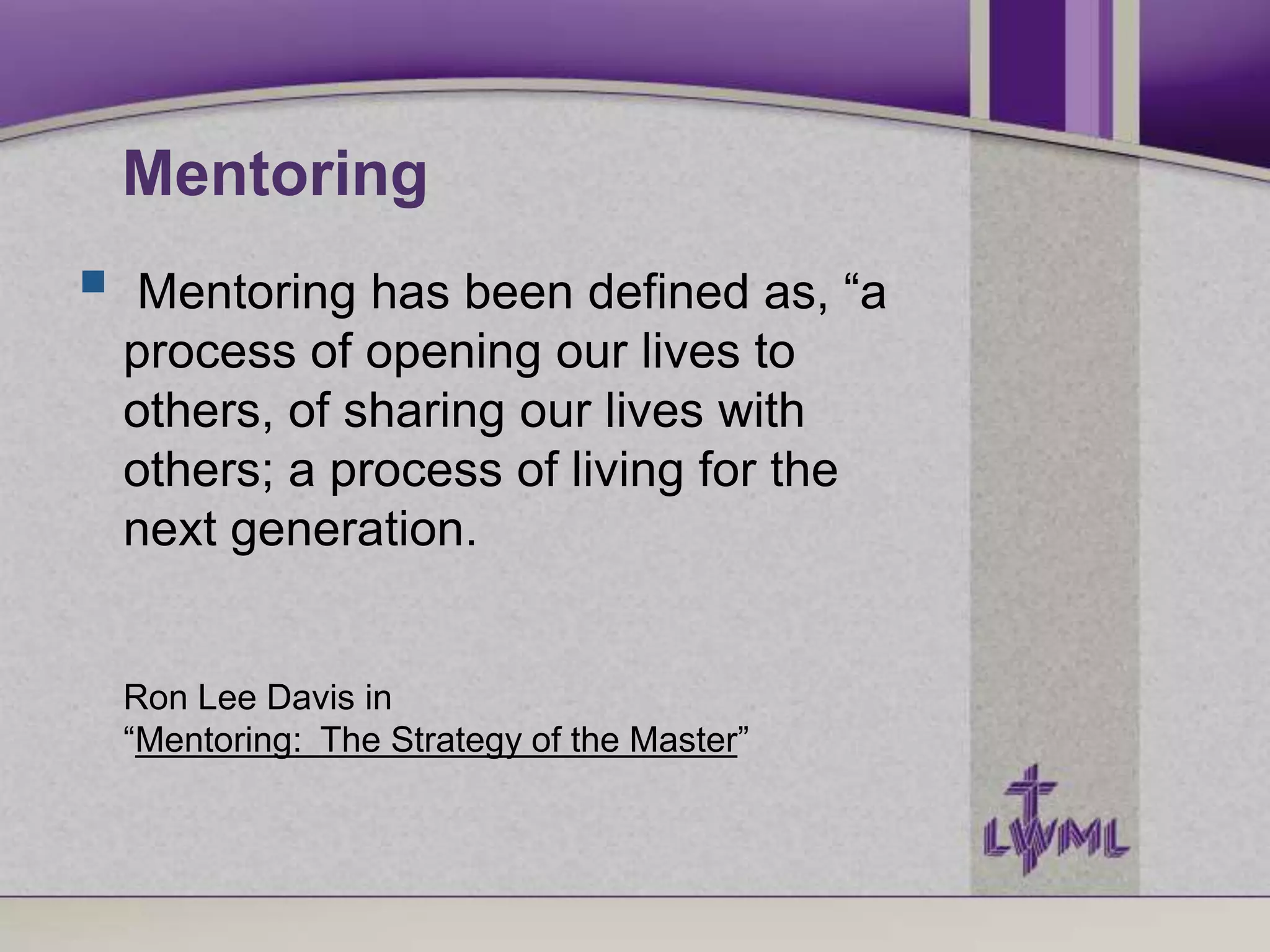 mentoring-resource-kit.ppt | Christianity | Religion & Spirituality