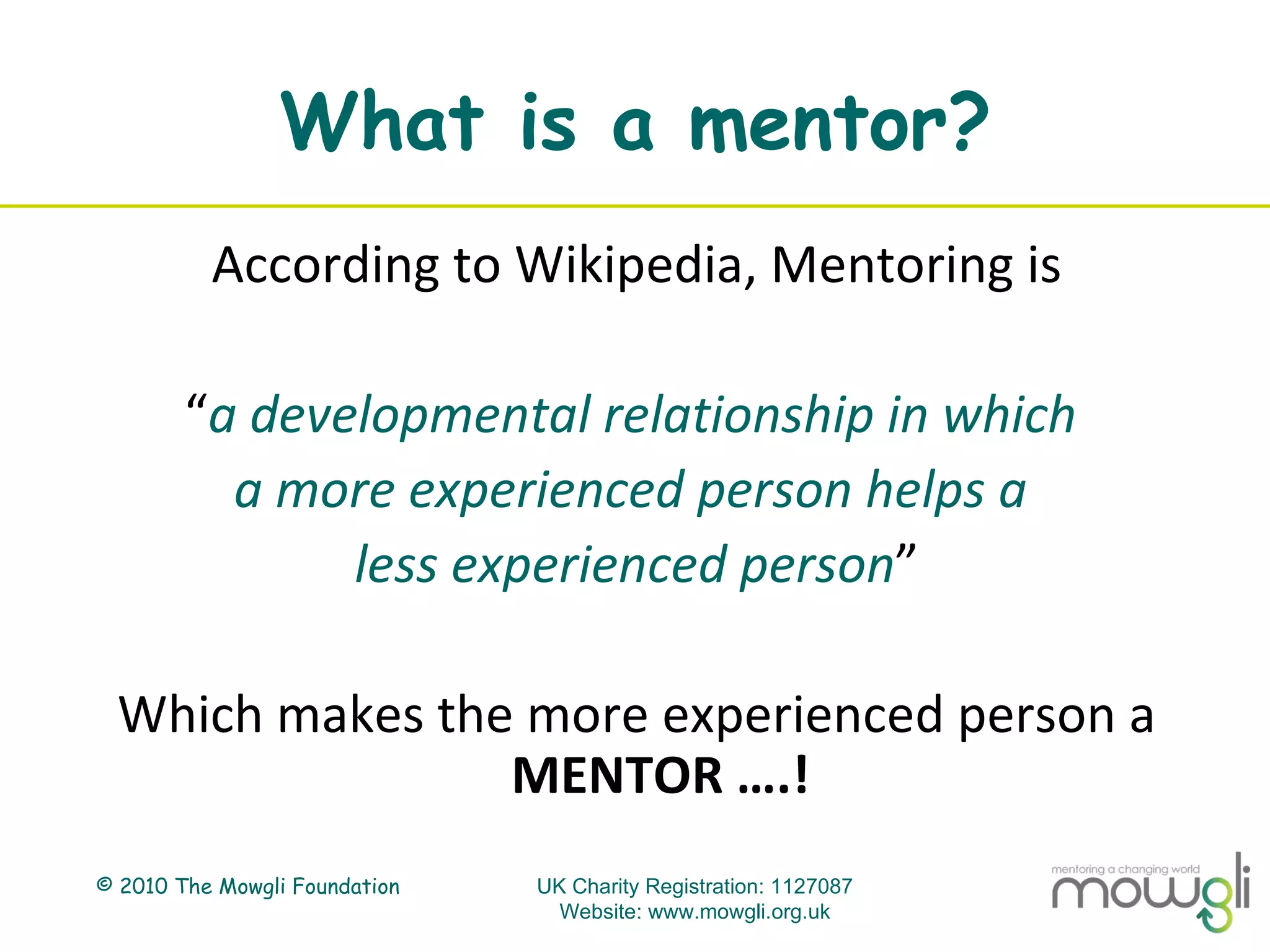 Mentoring roles | PPT